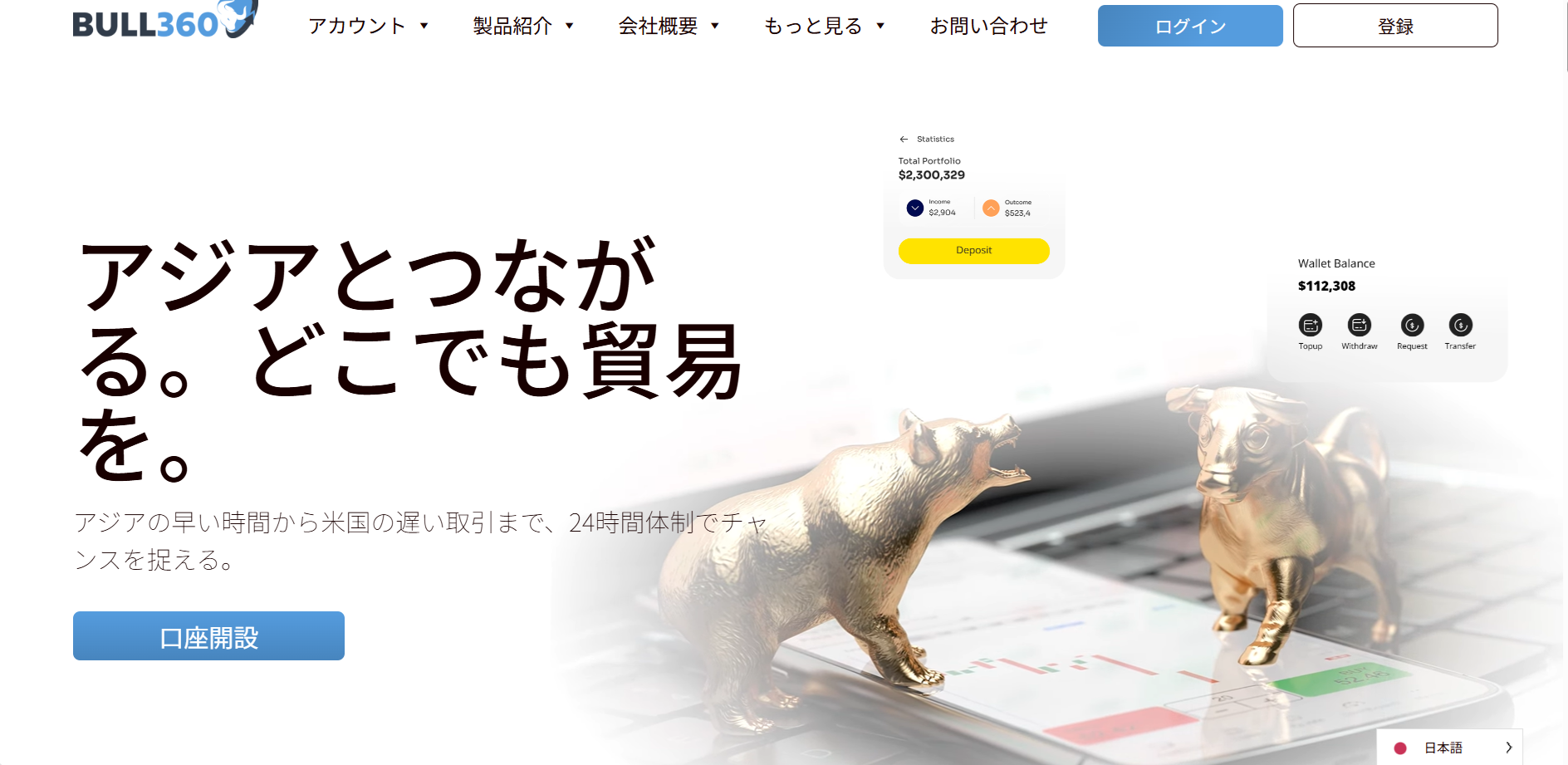 投資詐欺 BULL360 【bull360.com】は詐欺判定？返金できず出金も不可｜詐欺相談なび